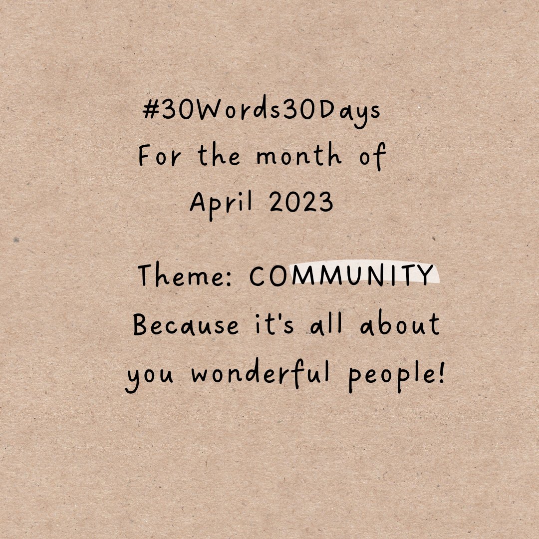 30 Words, 30 Days – Aly Writes
